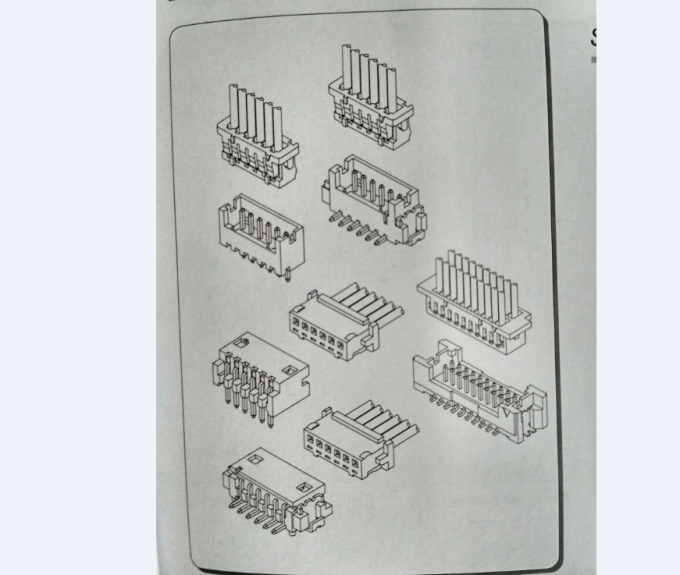 Dual Row Circuit Board Wire Connectors With 1.25mm Pitch Wire To Board ...