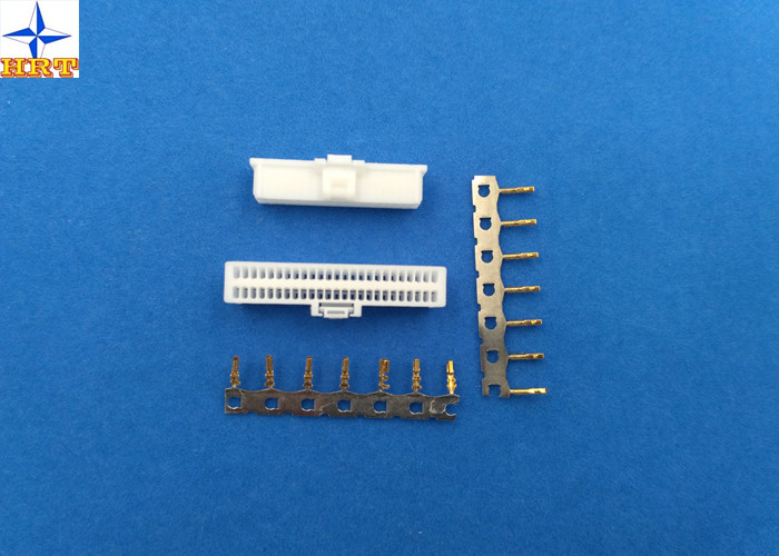 1A AC/DC PCB Connector Phosphor Bronze Contact, Gold-flash Crimp Terminals